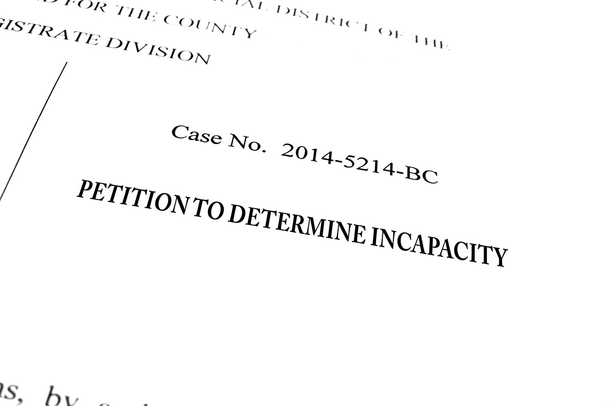 Determining Legal Incapacity | Hendry & Parker P.A. Attny